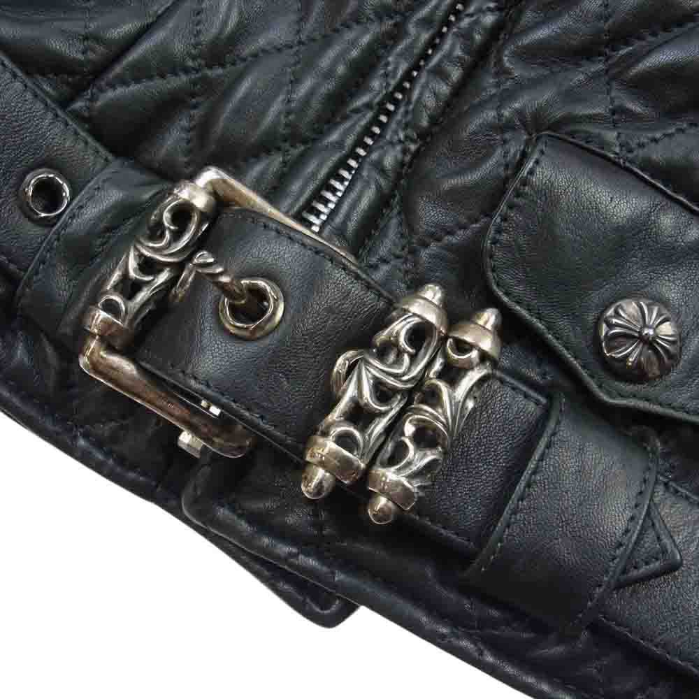 Hermes Chrome Hearts x Hermes Quilted Leather Jacket | Grailed