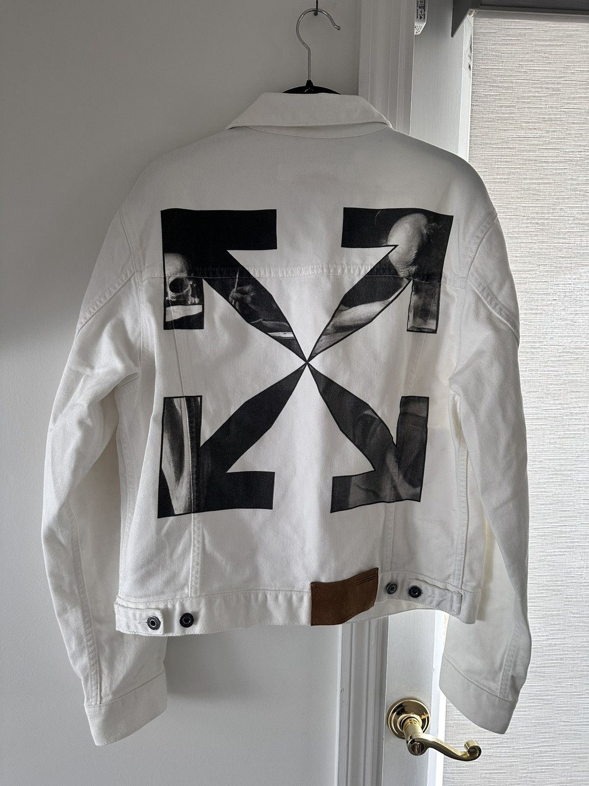 Off-White × Virgil Abloh Off White Caravaggio Arrow Slim Fit Denim ...