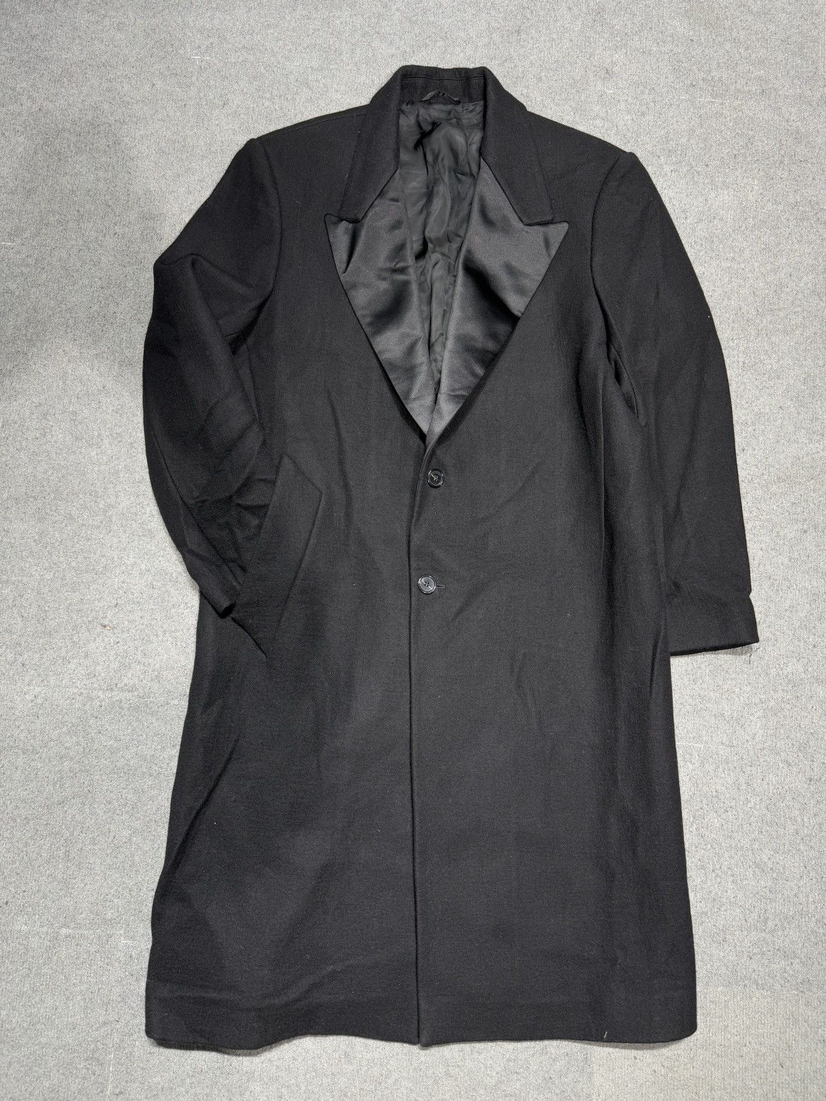 Raf Simons RAF SIMONS SS17 LONG COAT WITH POINTED REVERS | Grailed