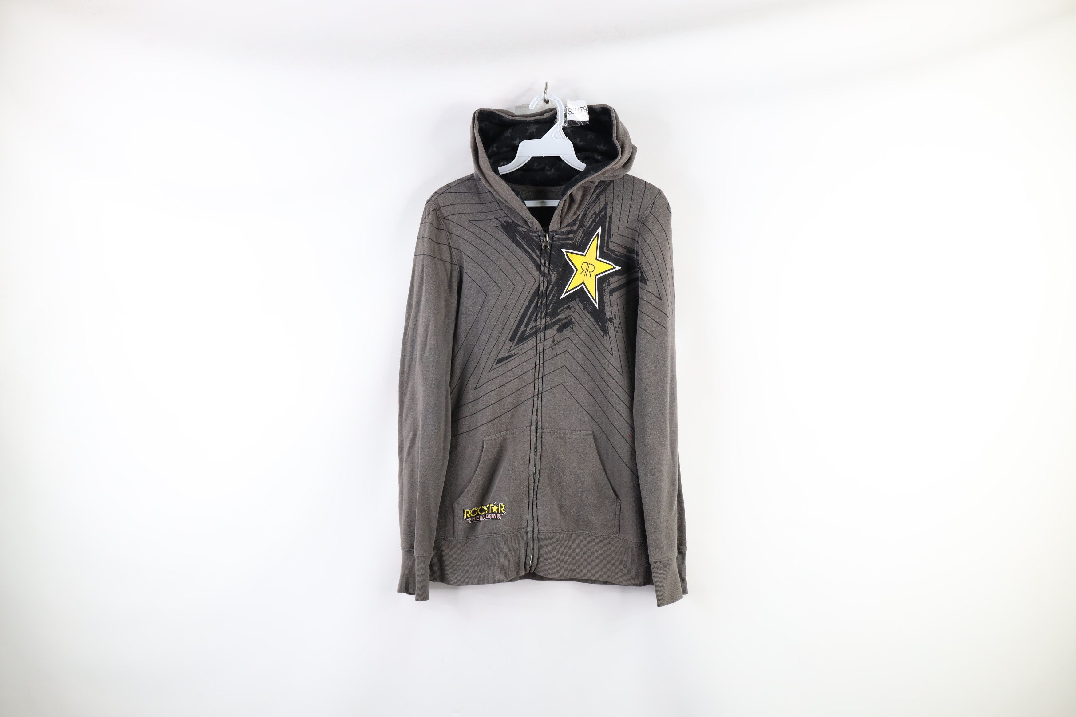 Fox Racing × Vintage Fox Racing x Rockstar Energy Drink Full Zip Hoodie ...