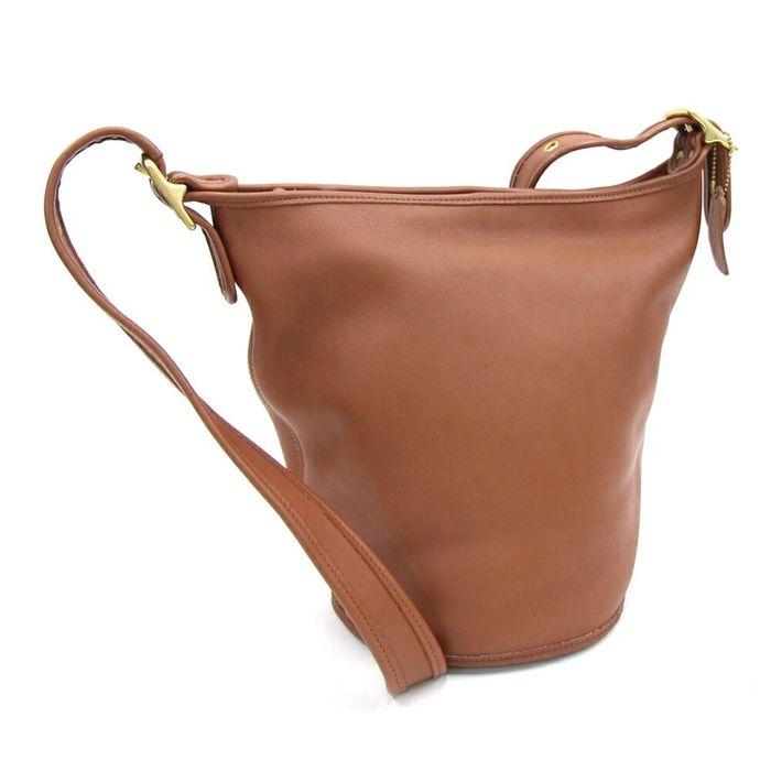 Coach COACH Shoulder Bag 9953 Brown Leather Bucket Type Old | Grailed