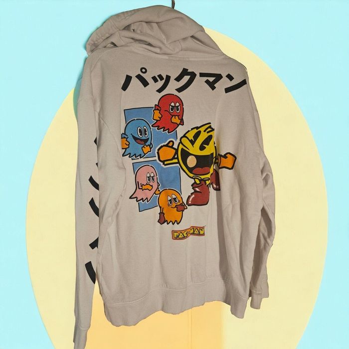 (Multee) Project Pac-Man Hoodie Graphic Blinky, Pinky & Clyde, sleeves ...
