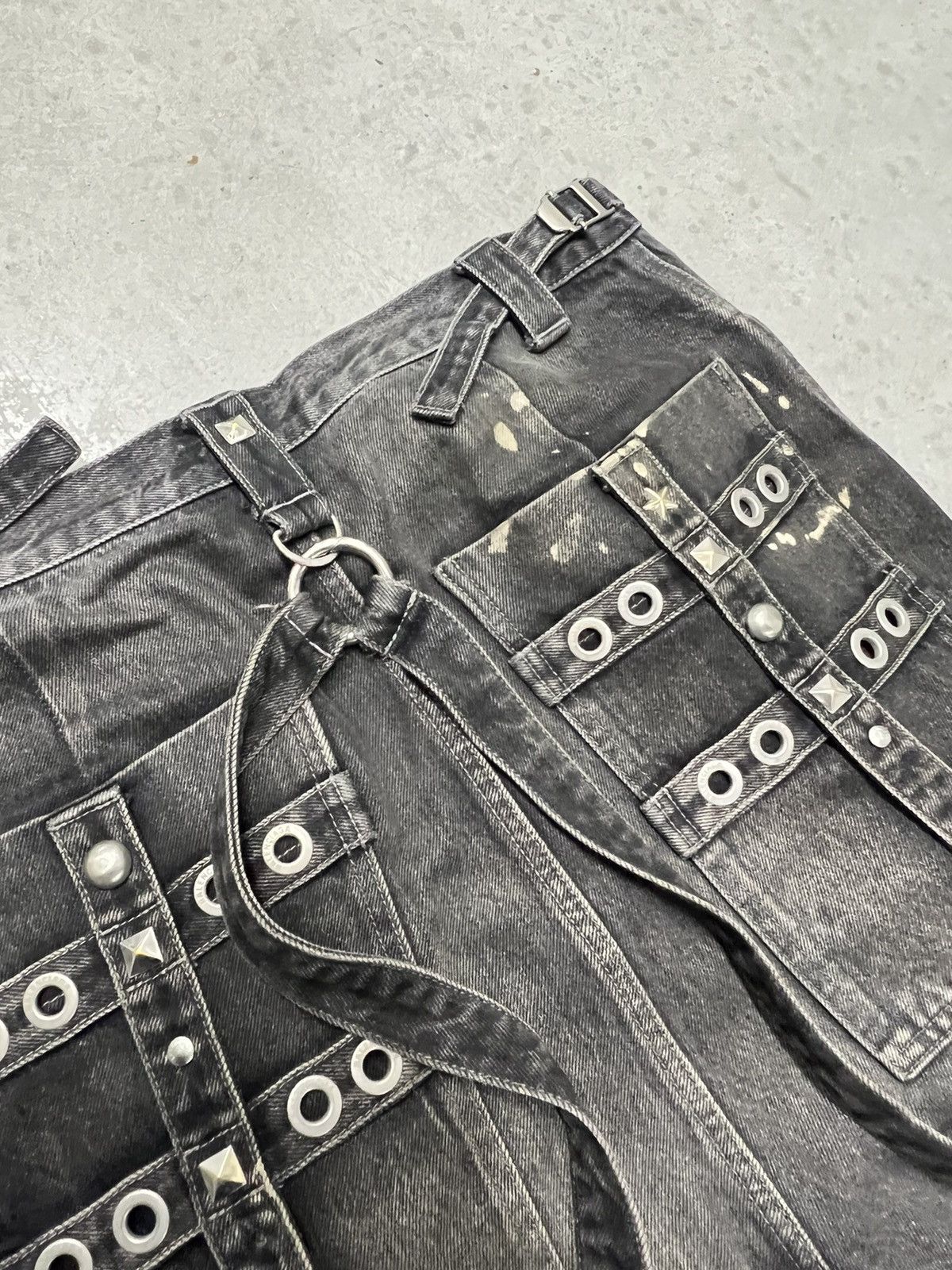 Balenciaga Balenciaga SS22 Raver Denim Baggy Pant Black | Grailed