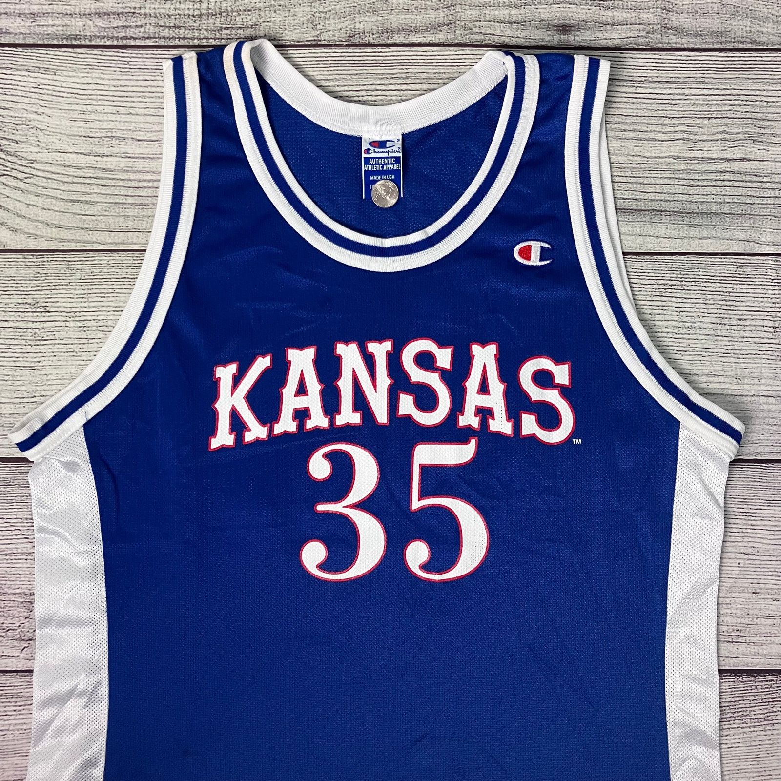 Champion × Vintage Vintage 1990s Champion University Of Kansas Jayhawks ...