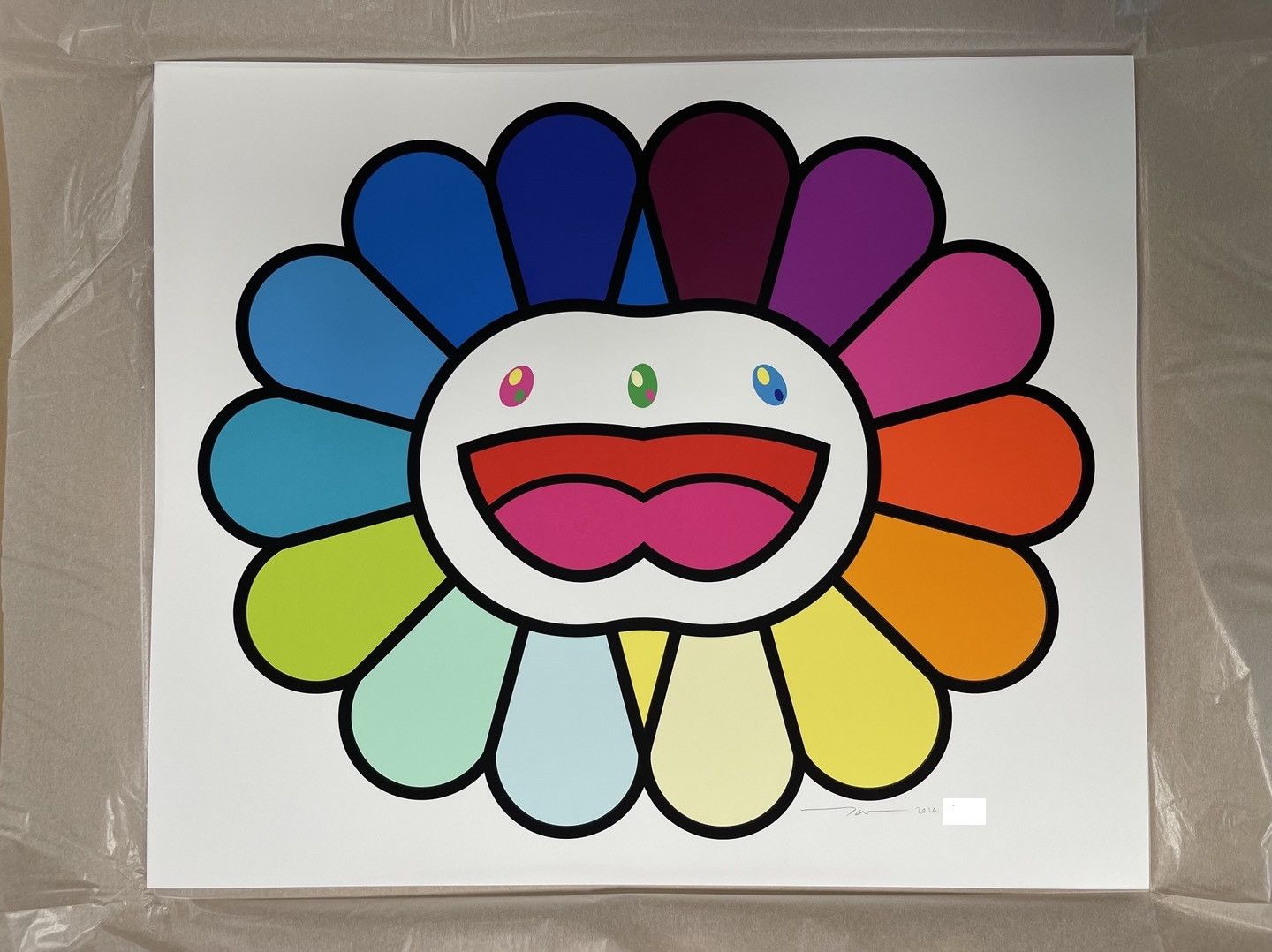 Takashi Murakami Takashi Murakami Multicolor Double Face White | Grailed