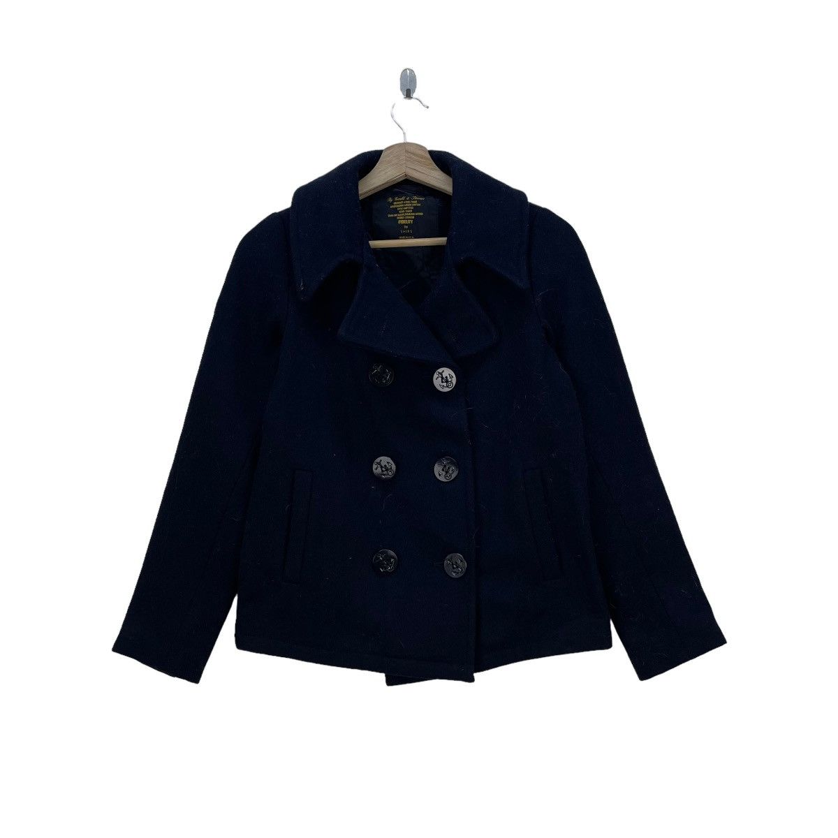 Fidelity Vintage Fiderlity X Ship Double Collar Peacoat Jacket | Grailed