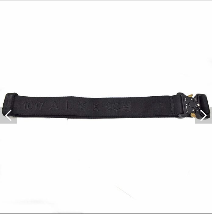 1017 ALYX 9SM Alyx black roller coaster belt | Grailed