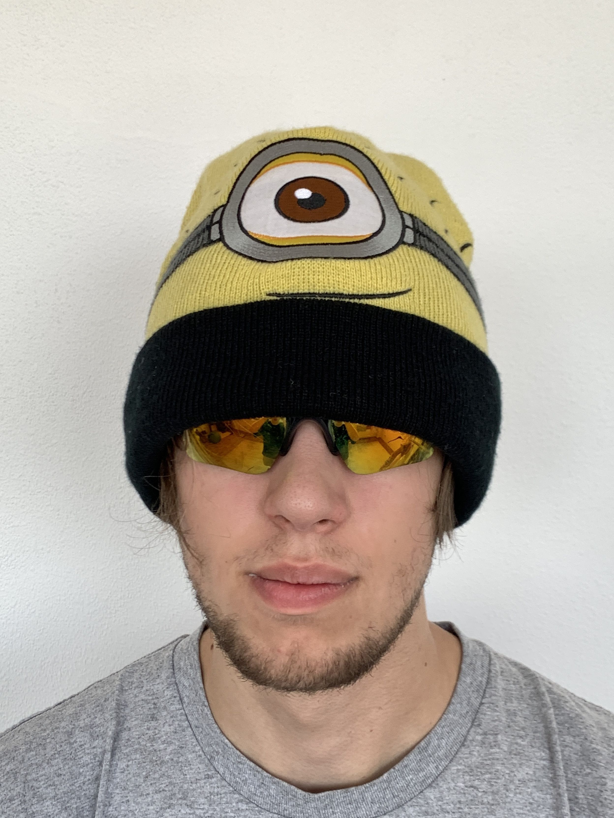 Other DESPICABLE ME MINION Yellow Beanie Winter Humor Cap Hat | Grailed
