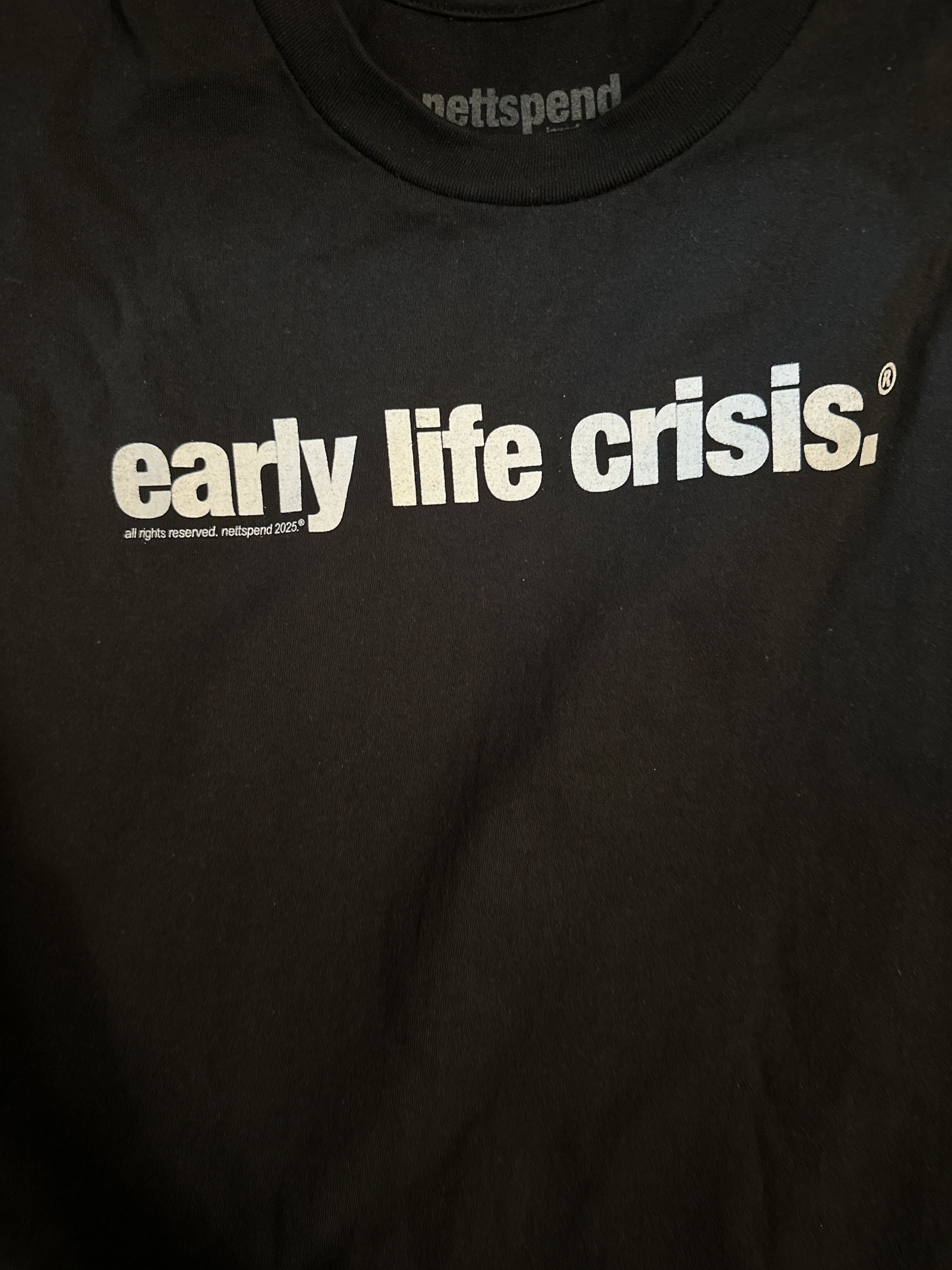 Band Tees × Other × Streetwear Nettspend Early Life Crisis Tour Merch ...