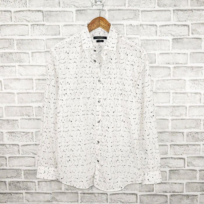 John Varvatos John Varvatos Slim Signature Tailored Button up Shirt white | Grailed