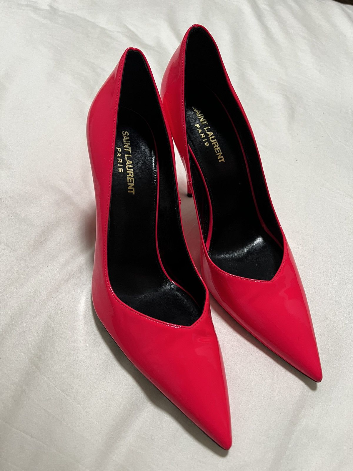 Yves Saint Laurent Neon Pink Kiki Heels | Grailed