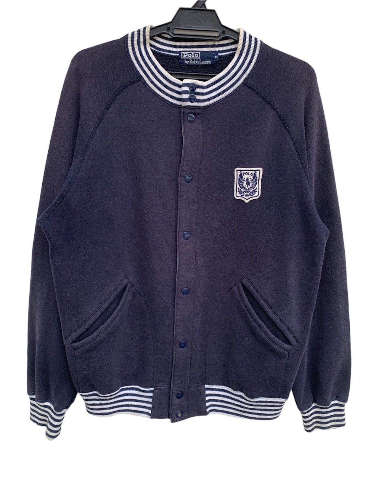 Ralph Lauren Vintage Polo Ralph Lauren Crest Logo Varsity Bomber Jacket ...