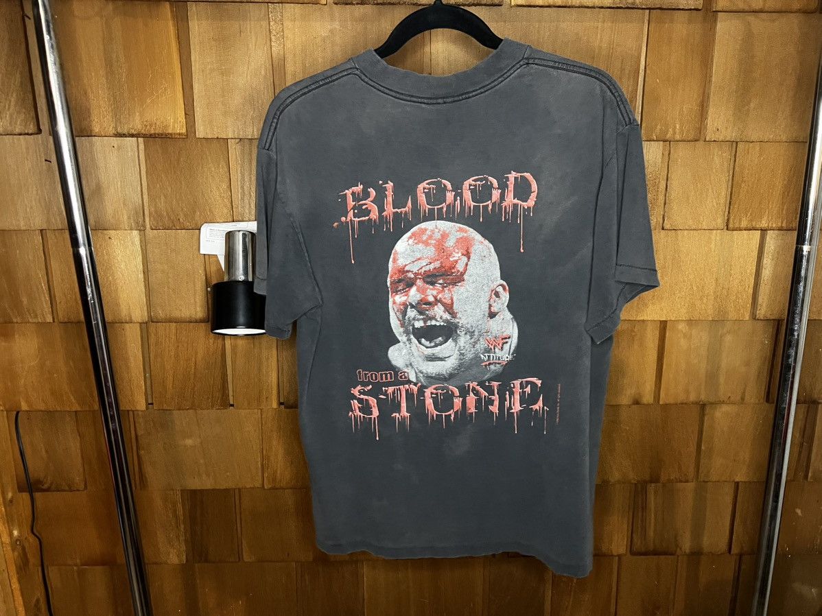 Streetwear × Vintage × Wwf Vintage Stone Cold Steve Austin Blood Stone ...