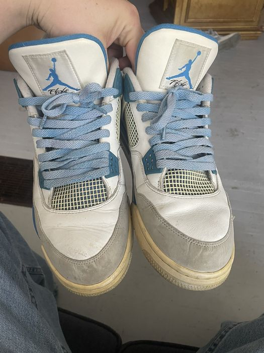 Nike Military Blue Air Jordan 4 Retro | Grailed