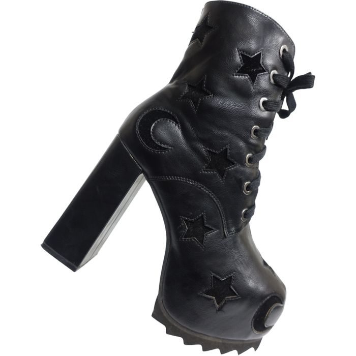 Killstar KILLSTAR Women Boots Gothic Ocult Platform Black Star Moon 7 ...