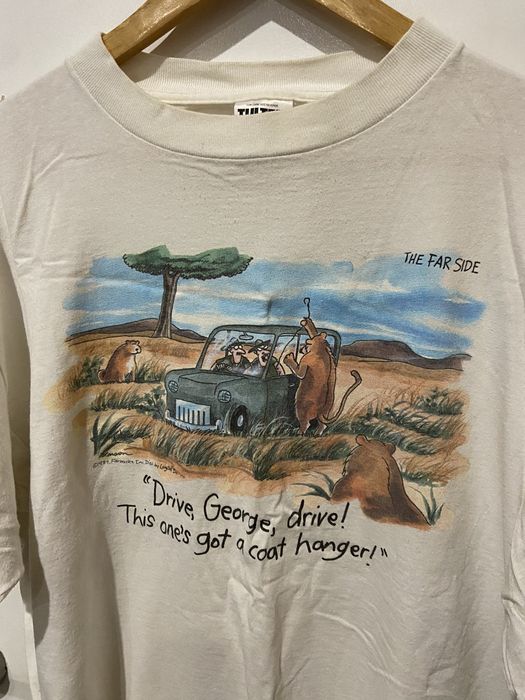 Vintage Vintage The Far Side “Coat Hanger” 90s Humor Tee | Grailed