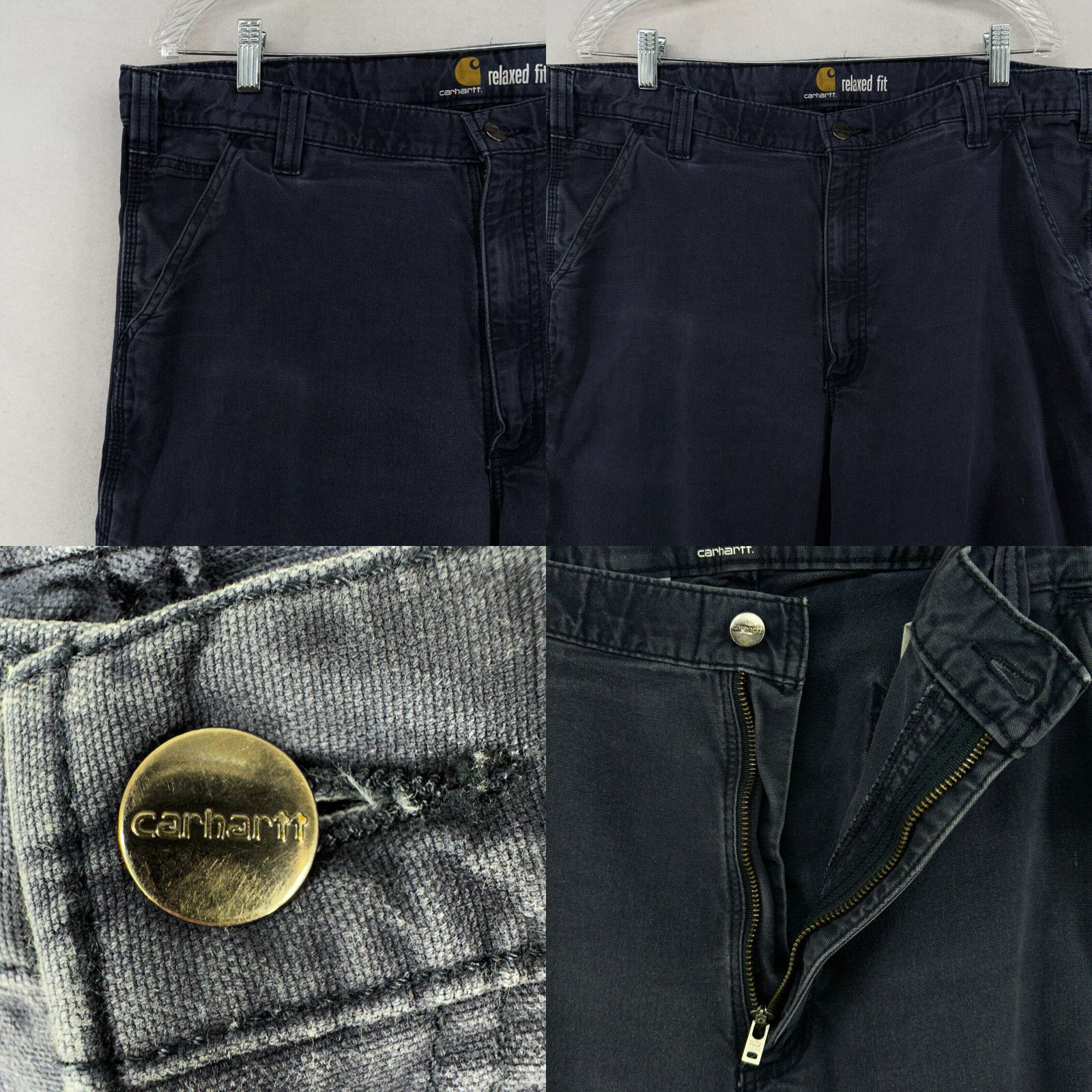 Carhartt CARHARTT Pants Mens 38x36 Rugged Flex Relaxed Fit Canvas Work ...