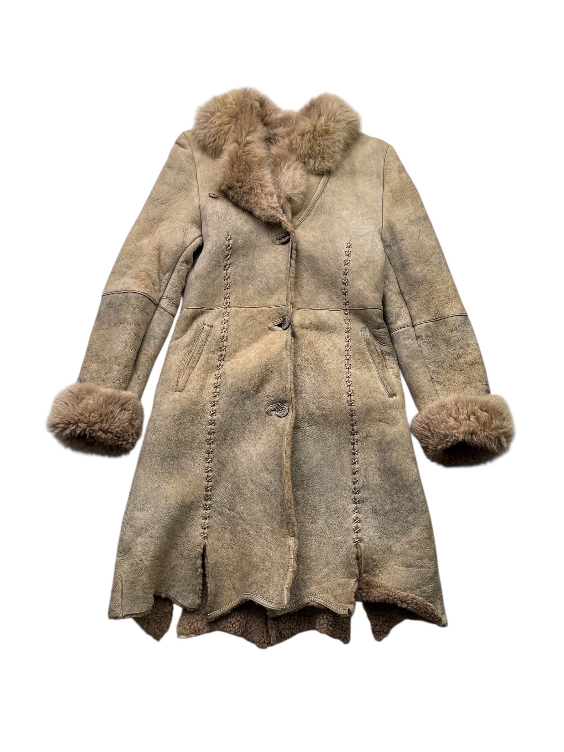 Japanese Brand Vintage Real Sheepskin Coat M509(E42)D15(V14) | Grailed