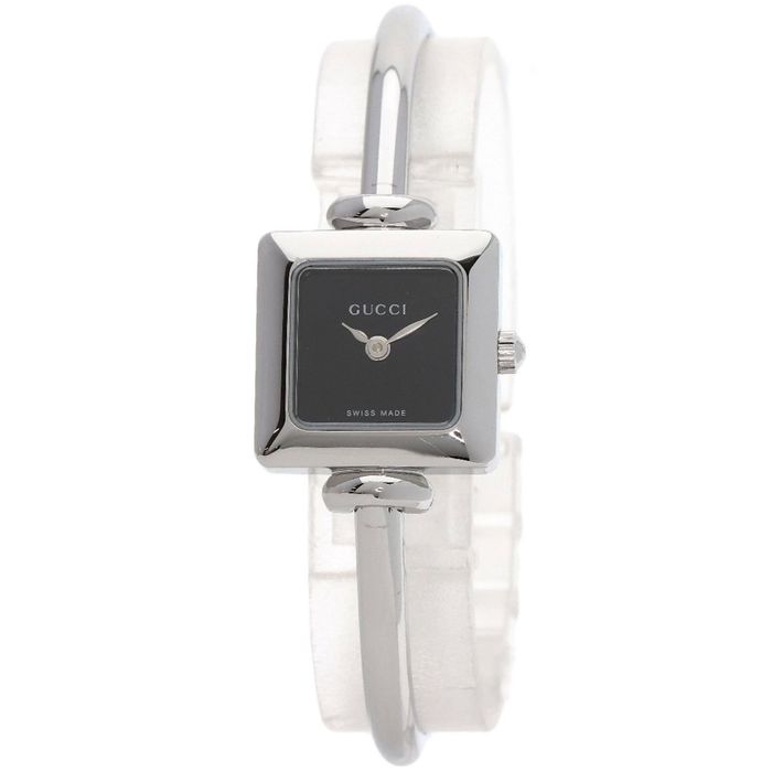 Gucci Gucci 1900L Square Face Bangle Watch Stainless Steel/SS Ladies ...
