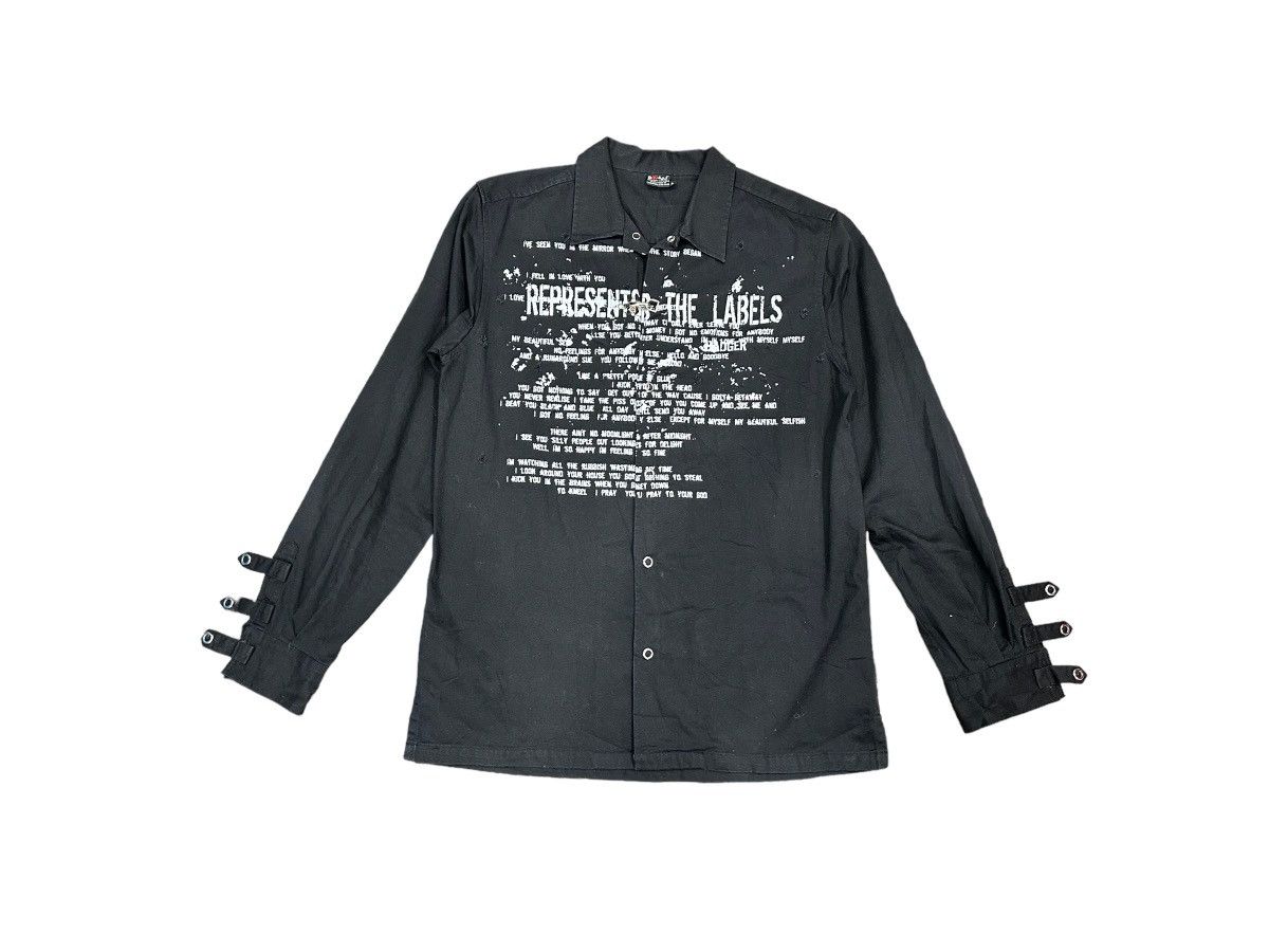Japanese Brand Badger Anarchy Poem Seditionaries Distressed Shirt | Grailed