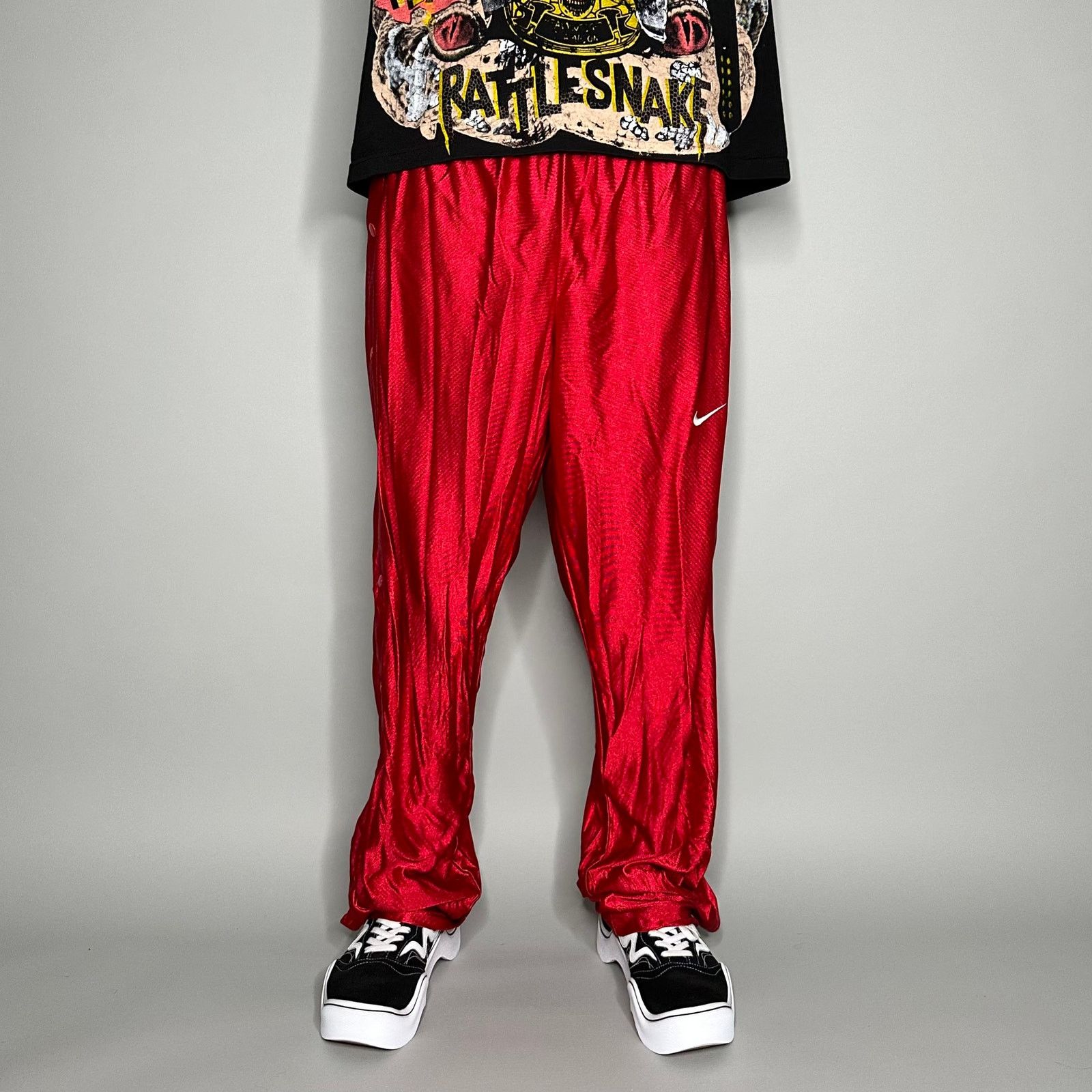 Nike Vintage Nike Breakaway Sweatpants Crimson Red Polyester 90s | Grailed