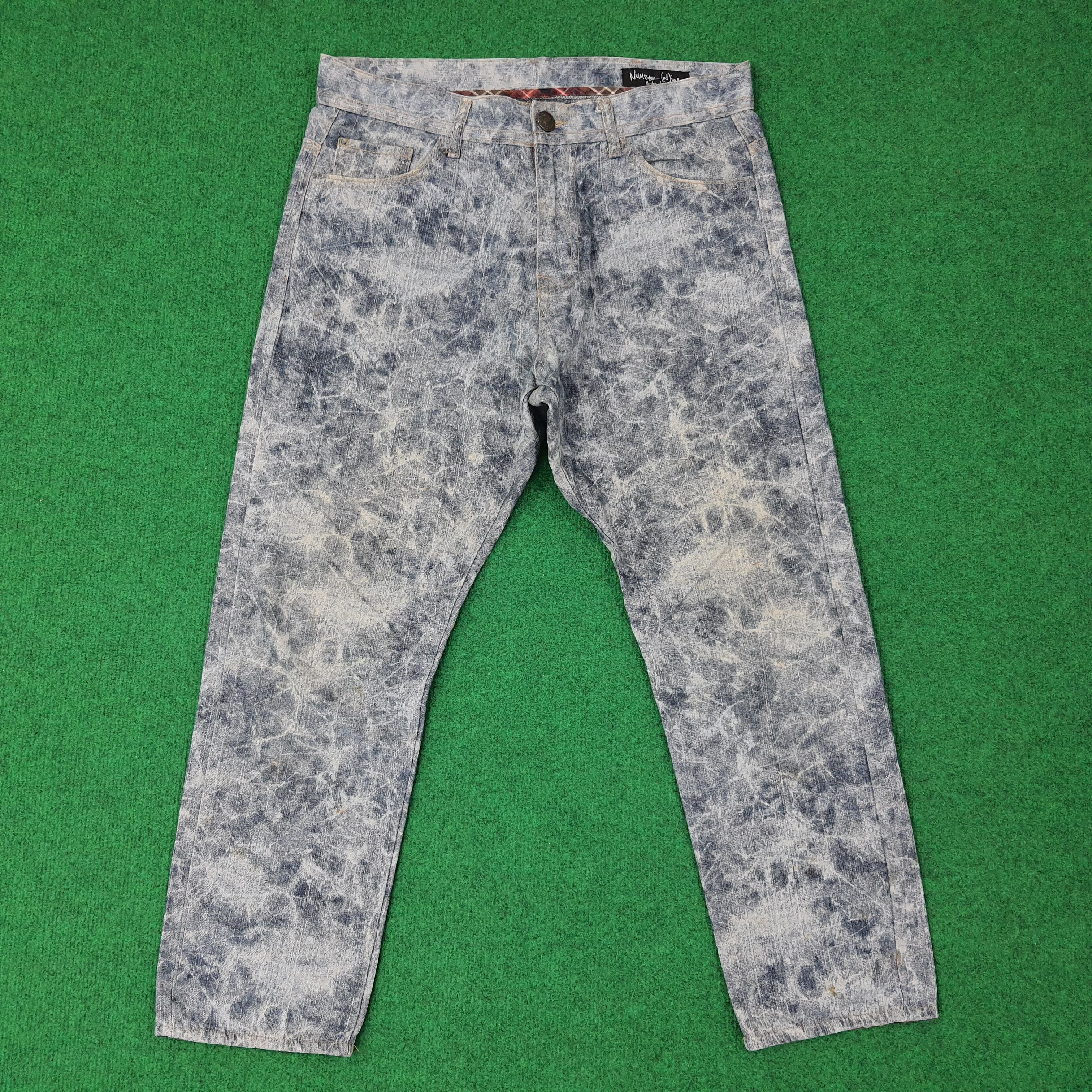 Number (N)ine Vintage Number Nine Japan Straight Acid Wash Denim C265N9 ...