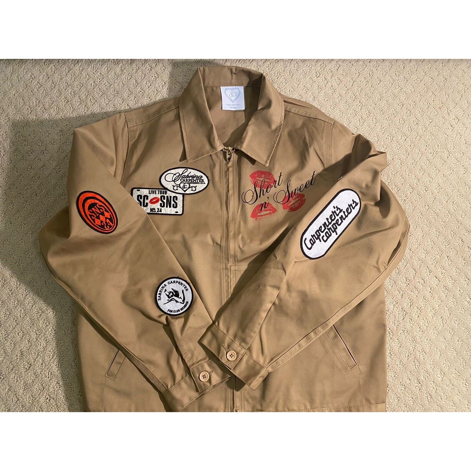 Other Sabrina Carpenter Short N Sweet VIP Tour Jacket - Medium | Grailed