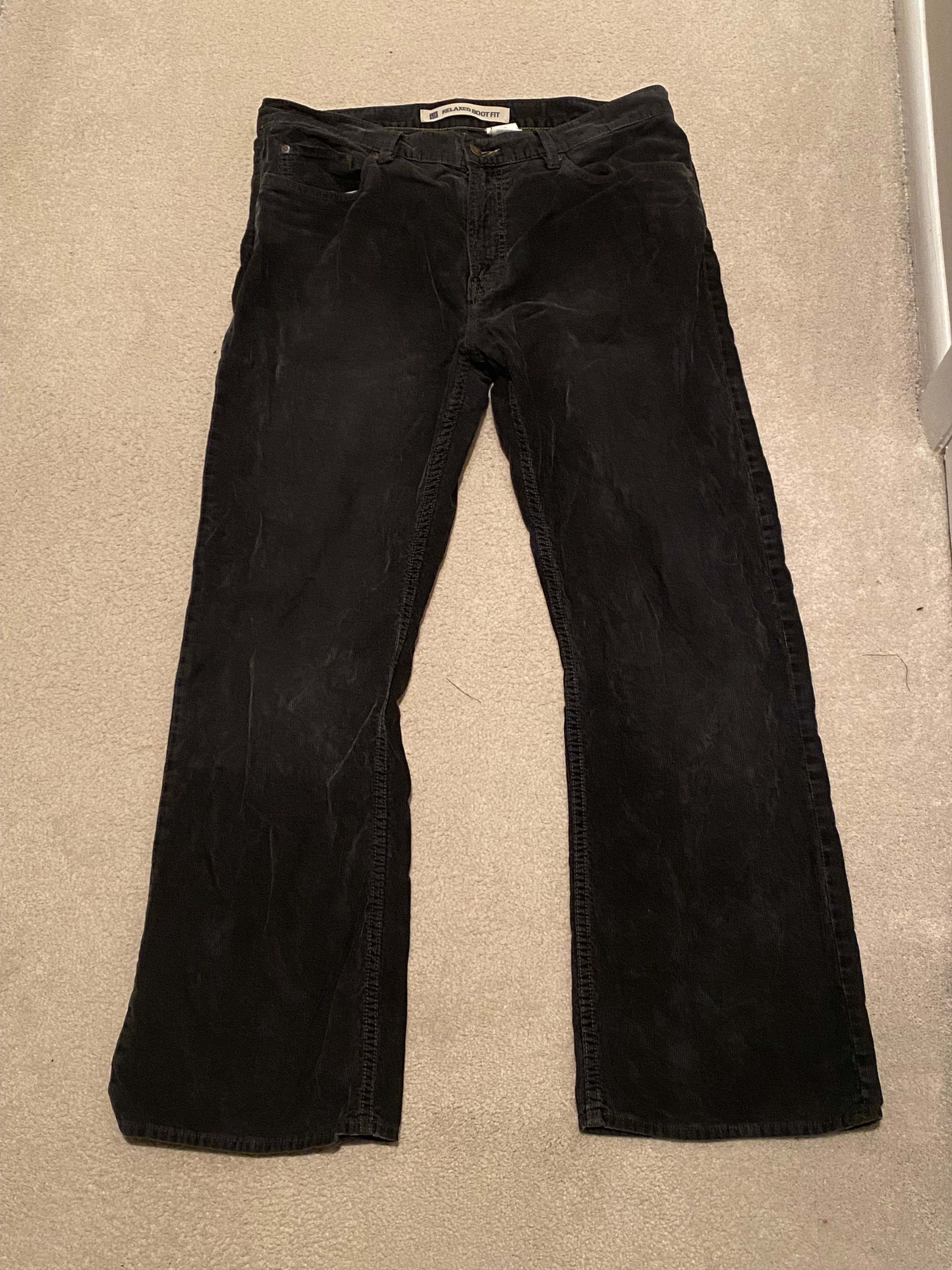 Gap Vintage Black Corduroy Bootcut Pants by GAP | Grailed
