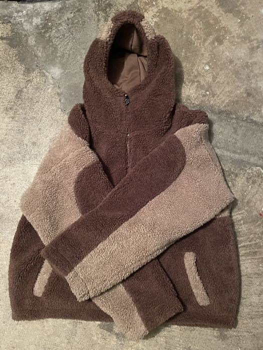 Streetwear Trendtvision Teddy Fleece jacket brown | Grailed