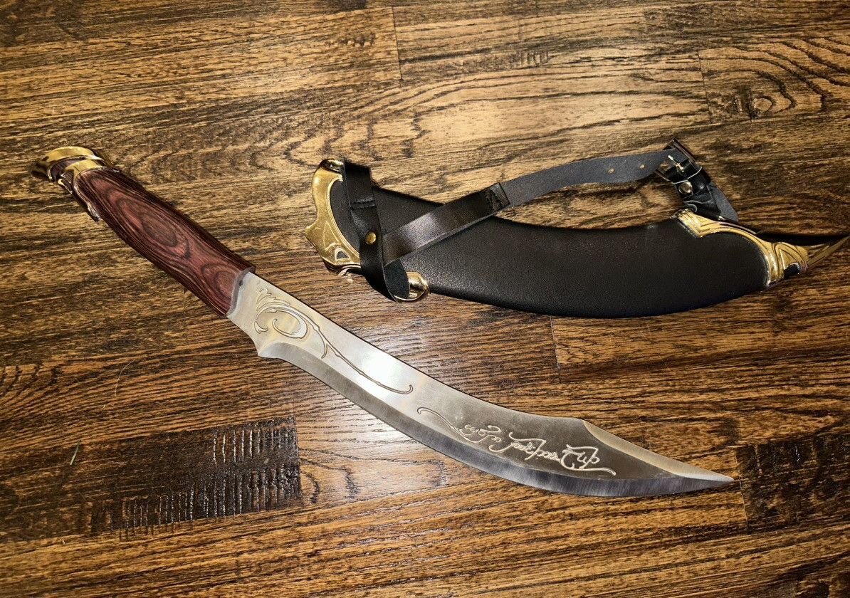 Movie Lord Of The Rings Aragorn Ranger Replica Dagger and Scabbard ...