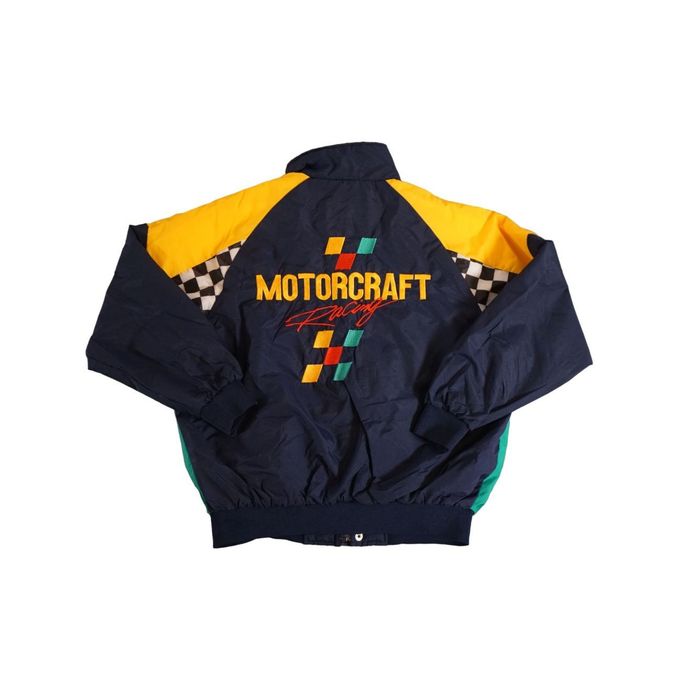 Vintage Vintage Motorcraft Racing Jacket Full Zipped Medium Navy 9T8 ...