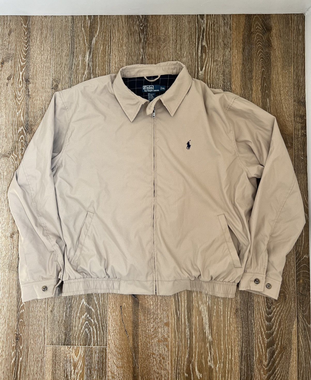 Polo Ralph Lauren × Vintage Polo ralph lauren tan golf work jacket ...