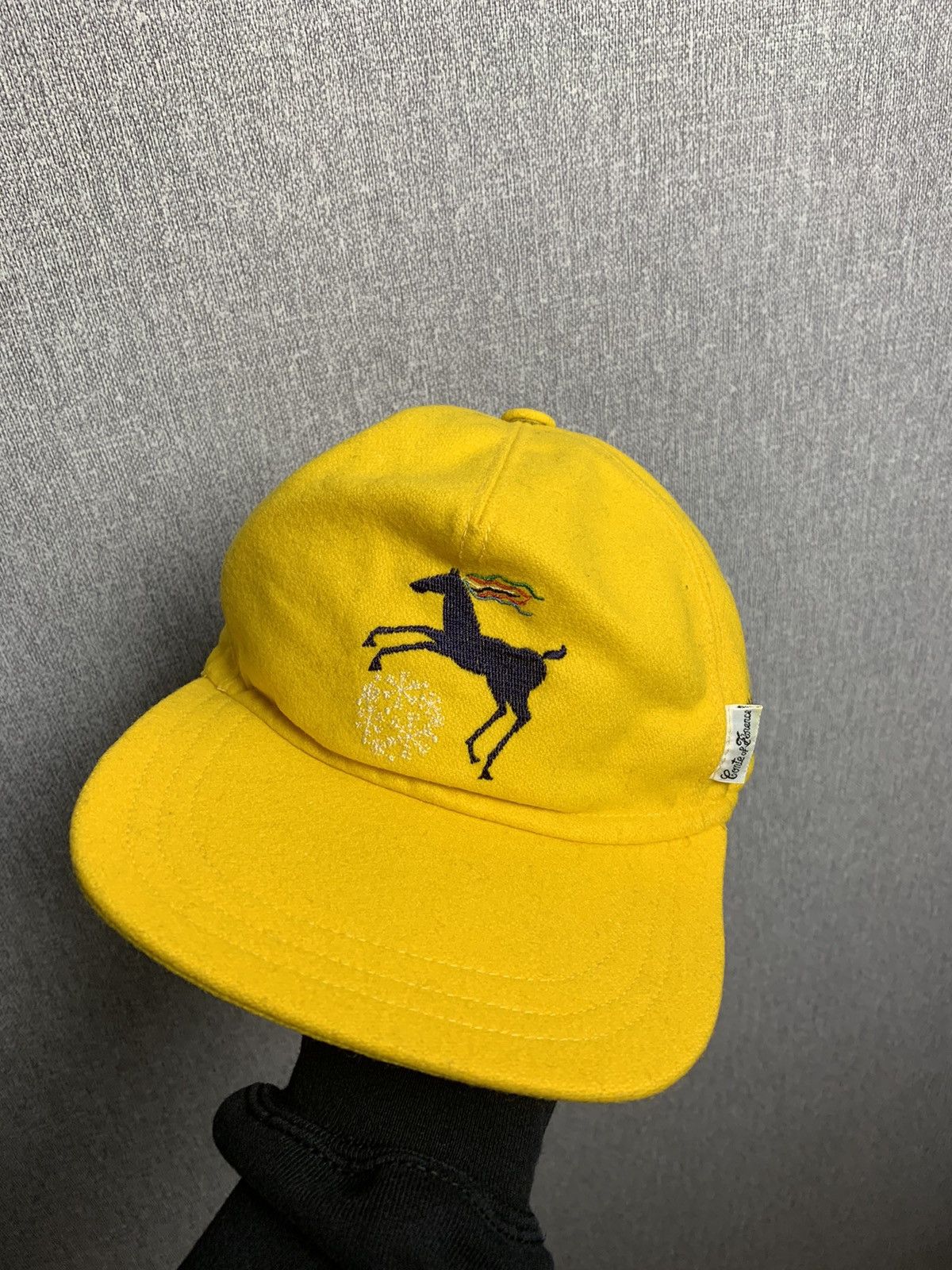 Conte of Florence × Vintage Vintage Ski Conte Of Florence Yellow Cap ...