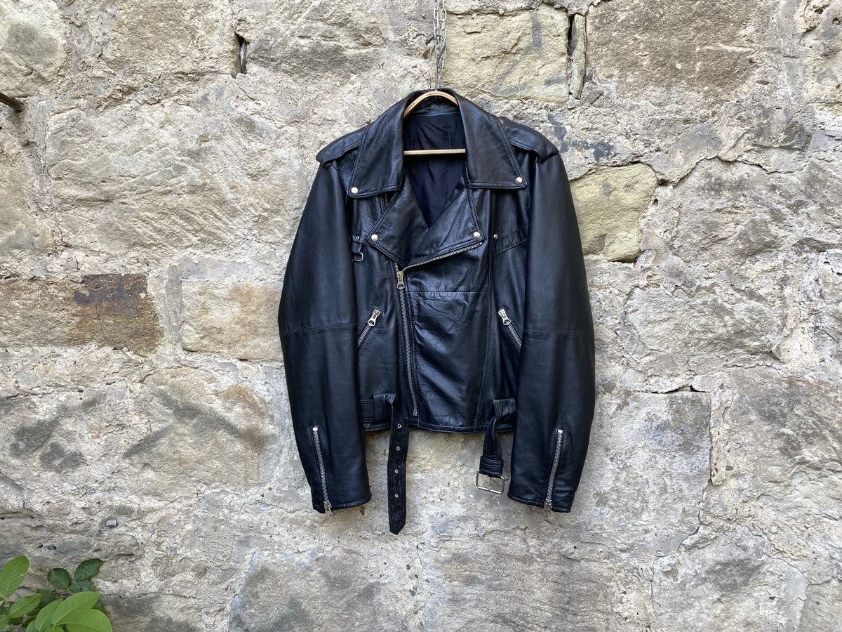 Leather Jacket × Rare × Vintage Rare Fenriz Style Death / Black Metal ...