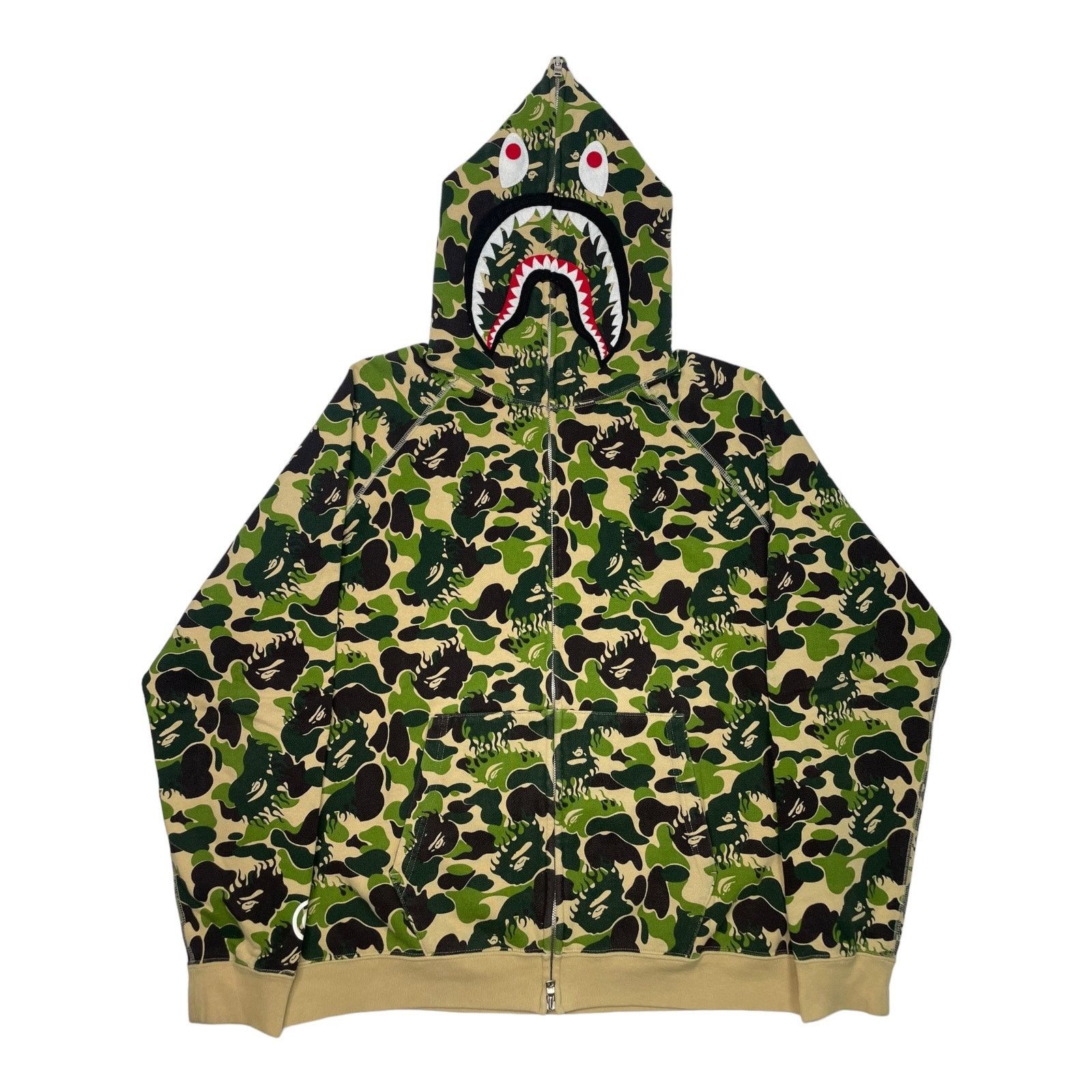 Bape × Nigo BAPE Fire Camo Shark Hoodie - Limited Edition, Size L | Grailed