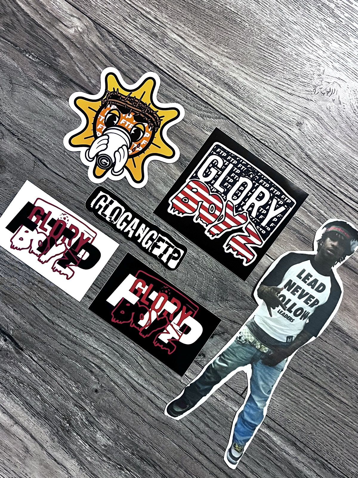 Fuck The Population × Glo Gang FTP x Glo Gang Sticker Lot | Grailed