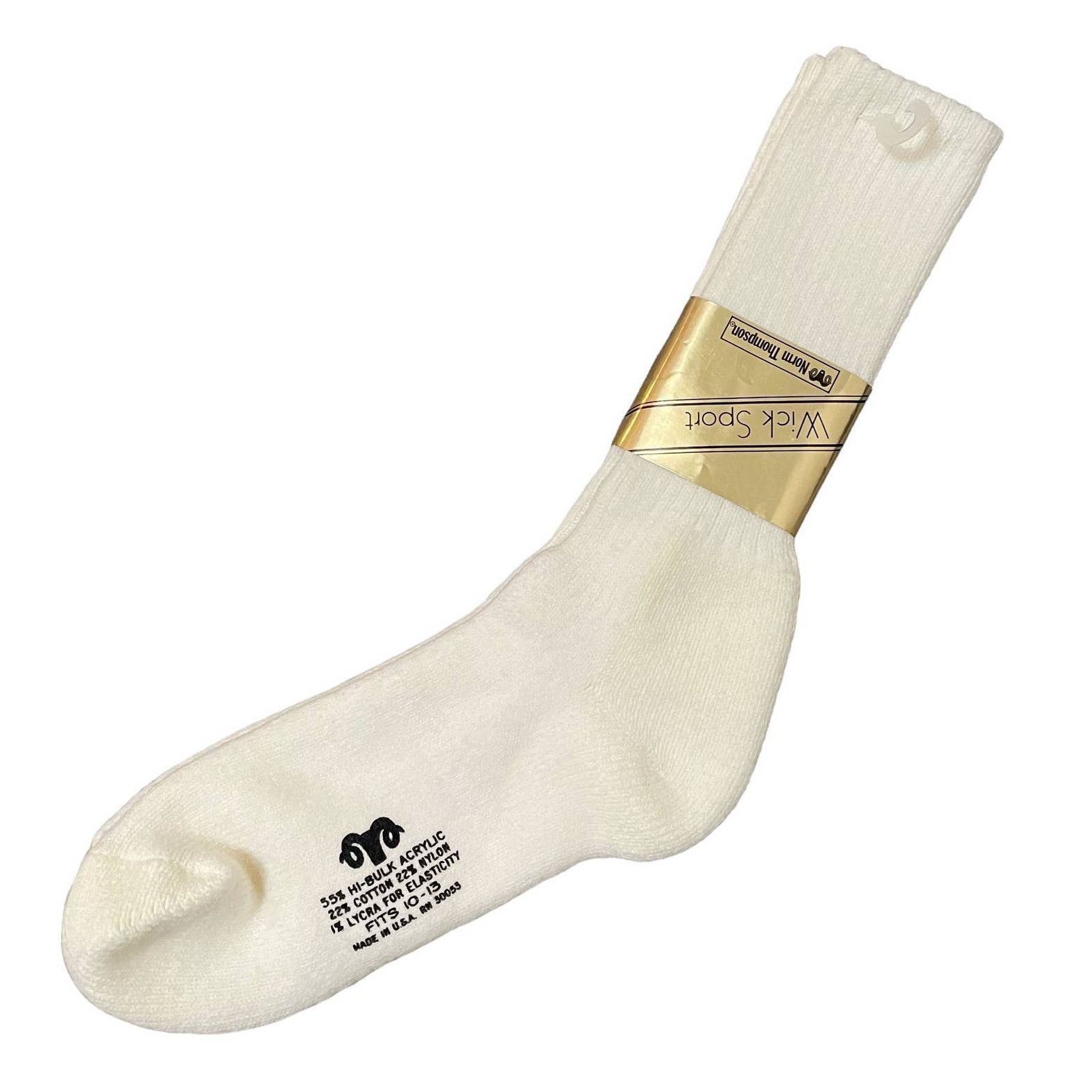 Norm Thompson × Vintage Norm Thompson Wick Sport Crew Socks (1 Pair ...