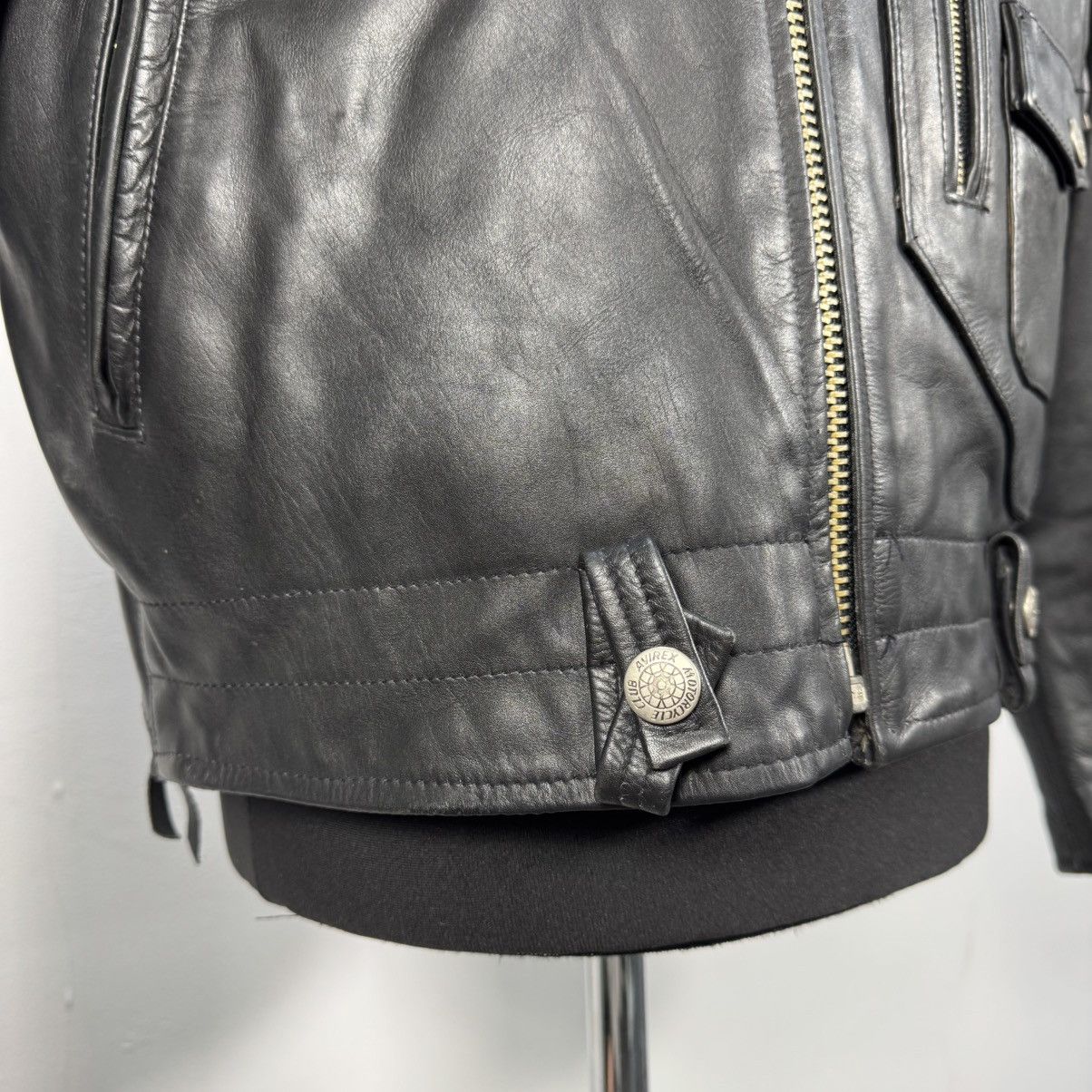 Avirex AVIREX vintage leather jacket motorcycle | Grailed