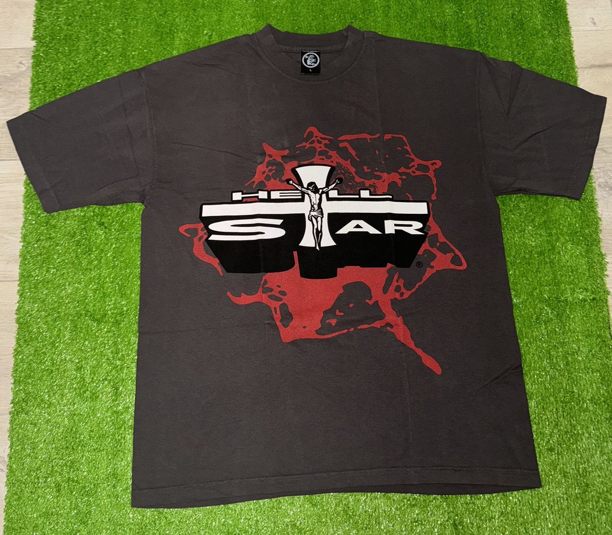 HELLSTAR Hellstar Jesus Emblem Tee | Grailed