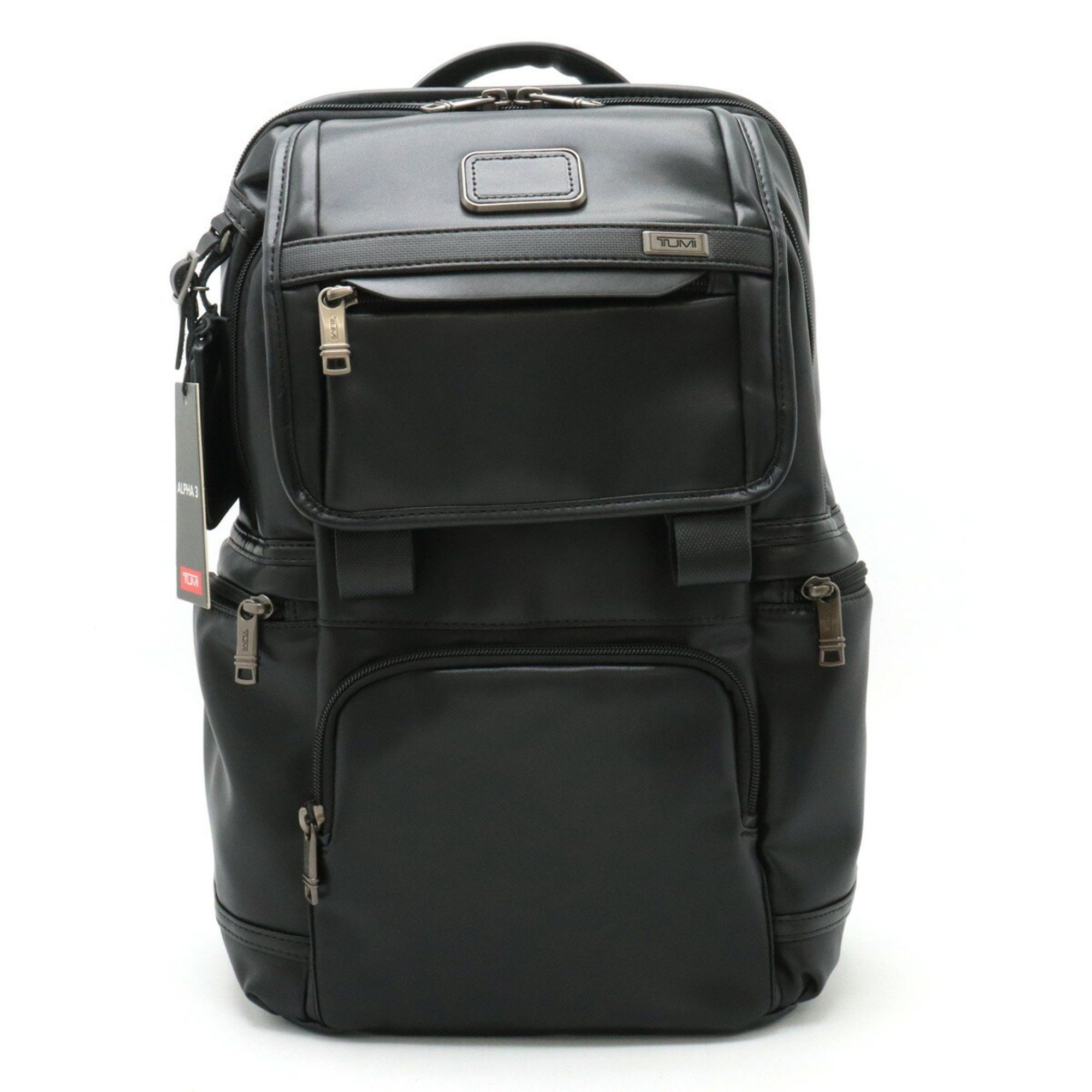 Tumi TUMI ALPHA 3 Backpack, Leather, Black, 128579 | Grailed