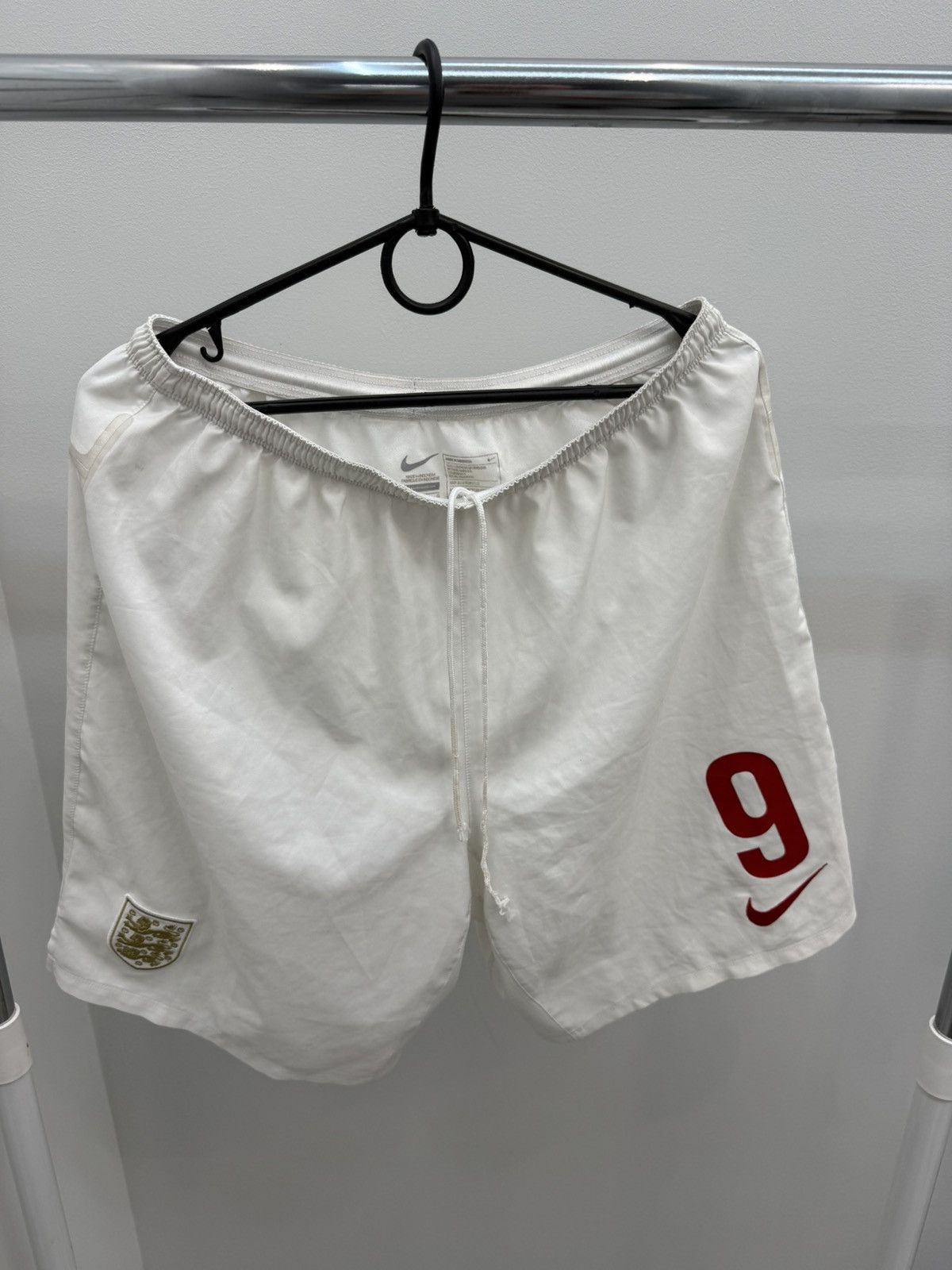 Nike England Football Soccer Player Issue Shorts Nike size L #9 | Grailed