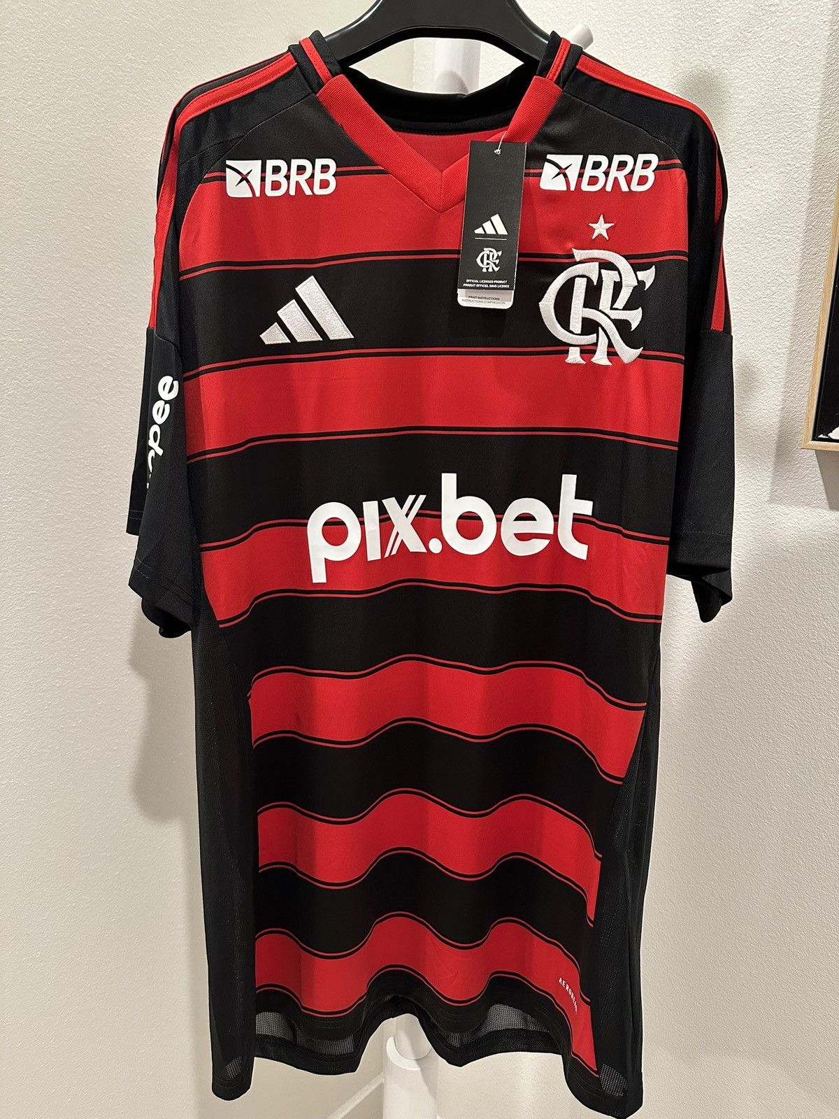Adidas 2025-26 CR Flamengo Jorge Carrascal Soccer Jersey | Grailed