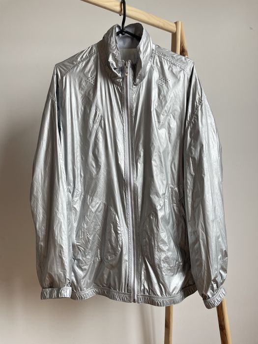 Adidas Adidas Vintage 00's Reversible Silver Shell Techfit Jacket | Grailed
