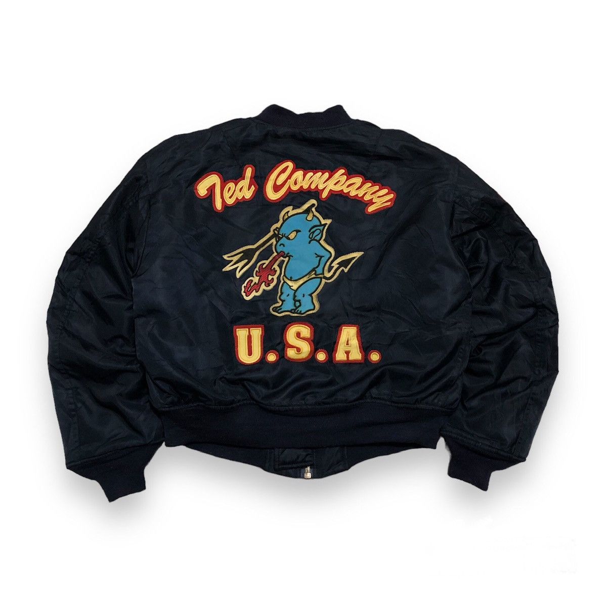 Tedman Vtg Ted Company Little Devils Bomber jacket | Grailed