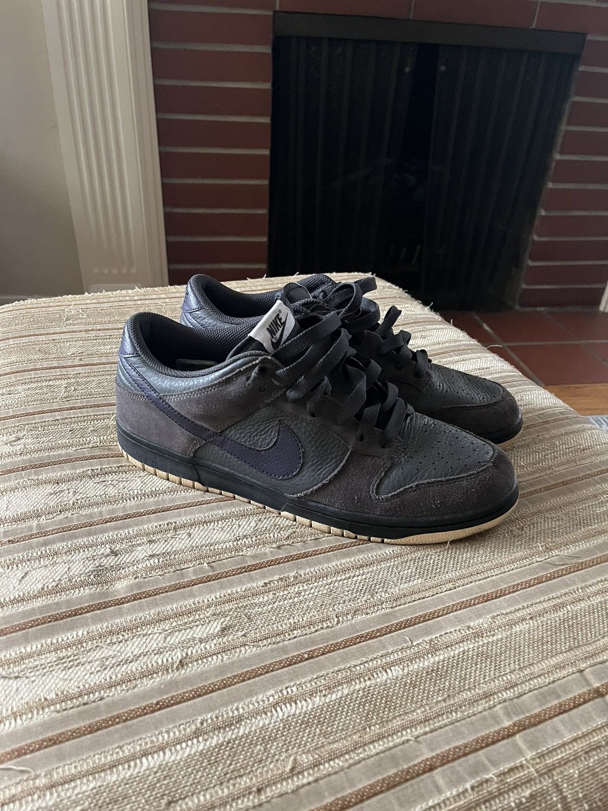 Nike × Vintage Nike Dunk Low Anthracite/Abyss Black | Grailed