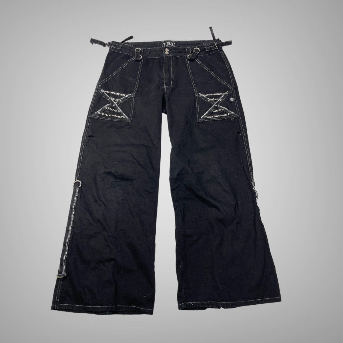 Tripp NYC × Vintage Vintage Tripp nyc baggy rave pants | Grailed