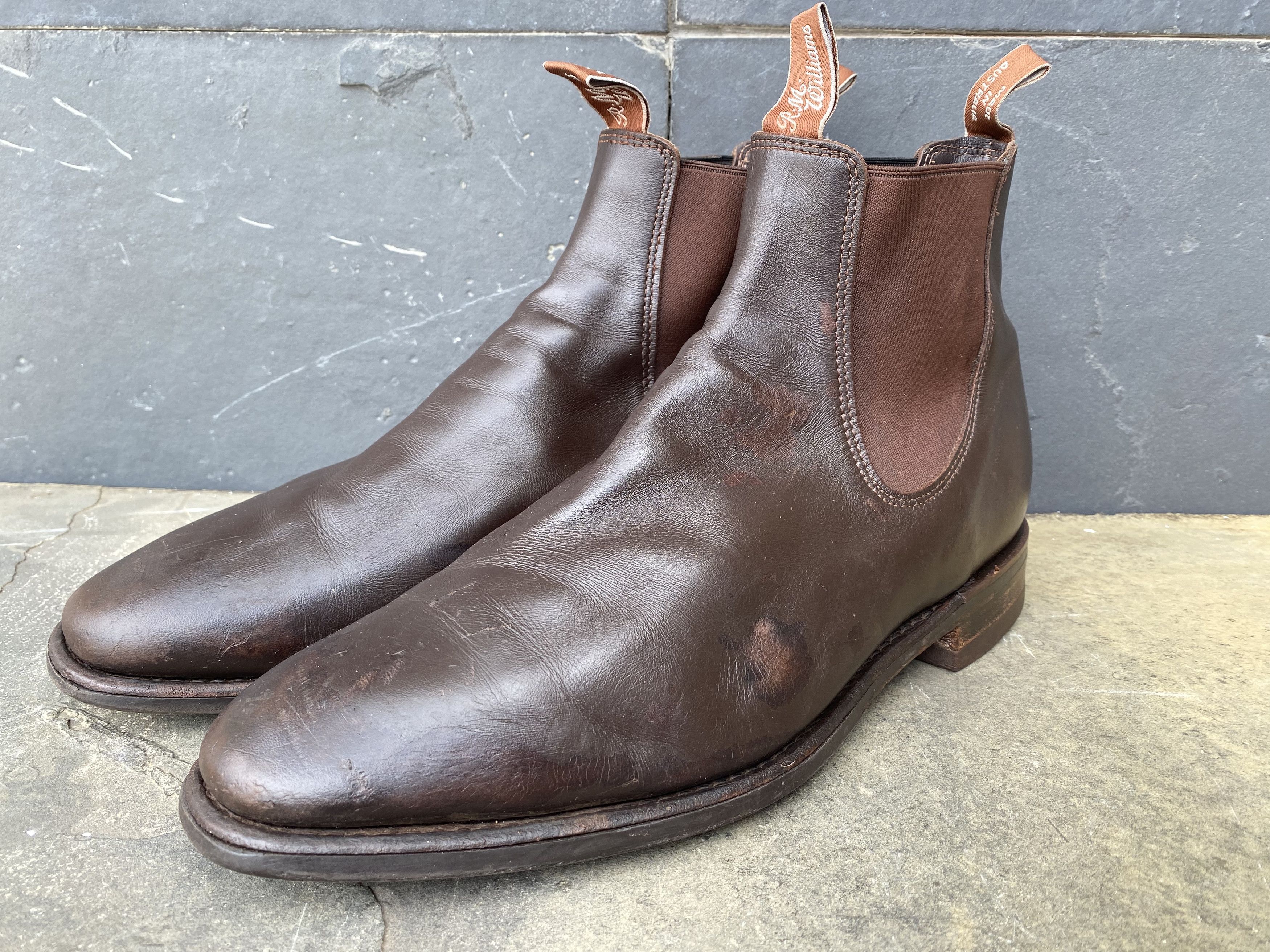 R.M. Williams RM Williams Comfort Craftsman Australia Chelsea Brown ...