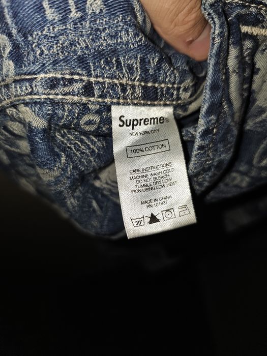 Supreme Supreme 100 dollar bill jacket | Grailed