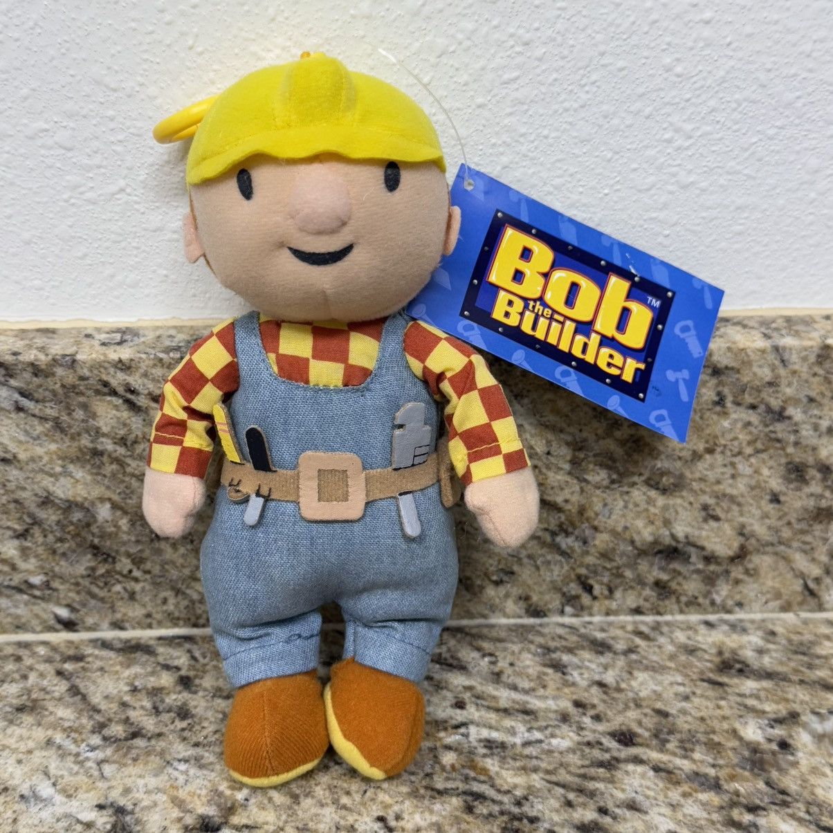 Nickelodeon × Vintage 2001 Bob the Builder Plush Zip Coin Pouch Bag ...