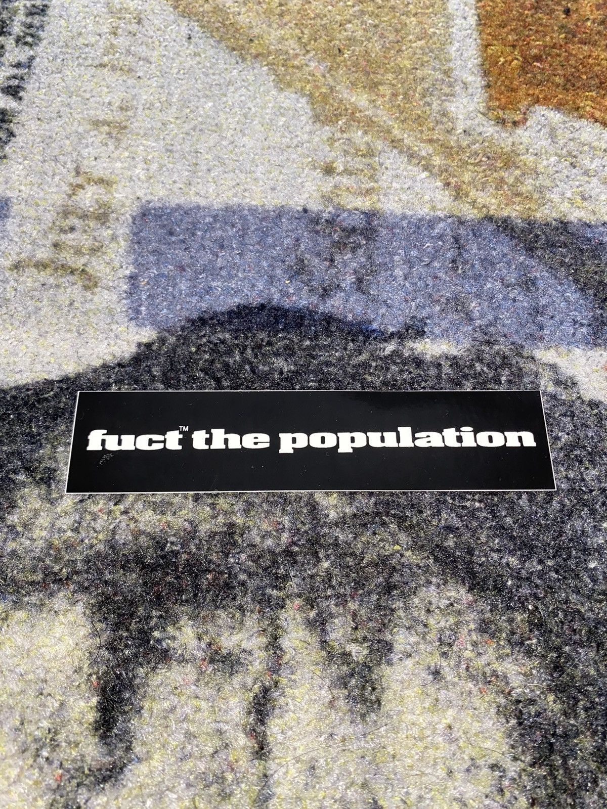 Fuck The Population FTP Fuct The Population Sticker | Grailed